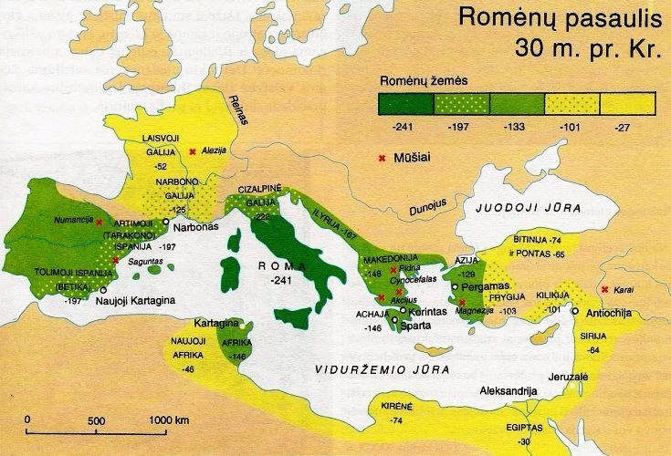 Senovės Romos konspektas - Istorijai.lt